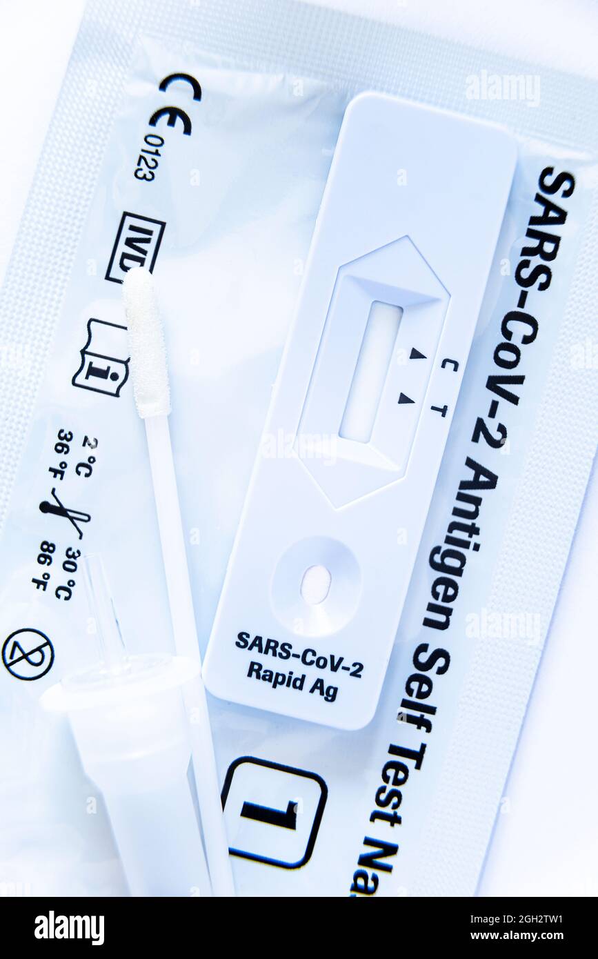COVID-19 Antigen Test Self-Test Kit, sale in Drugstore. test device ...