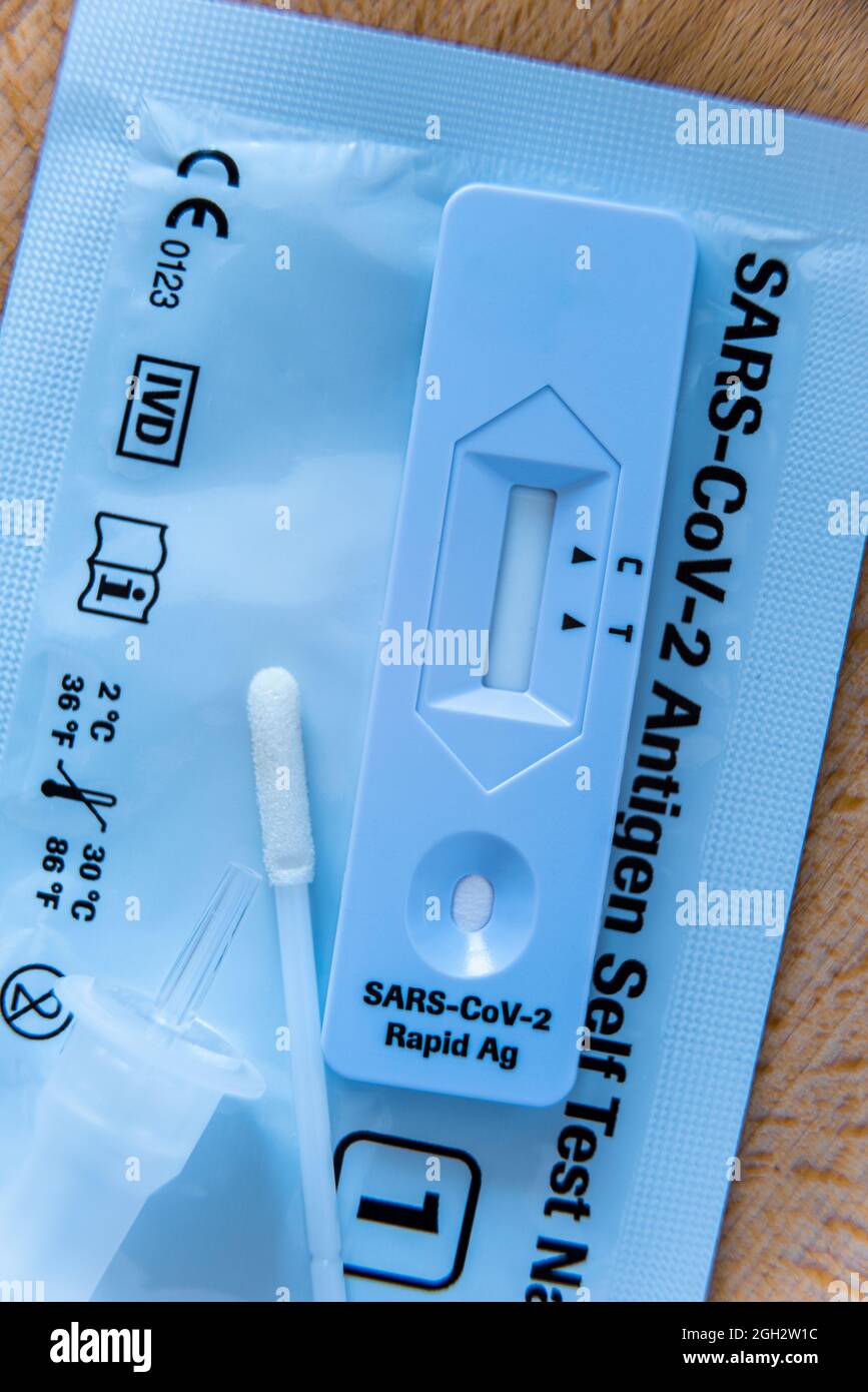 COVID-19 Antigen Test Self-Test Kit, sale in Drugstore. test device ...