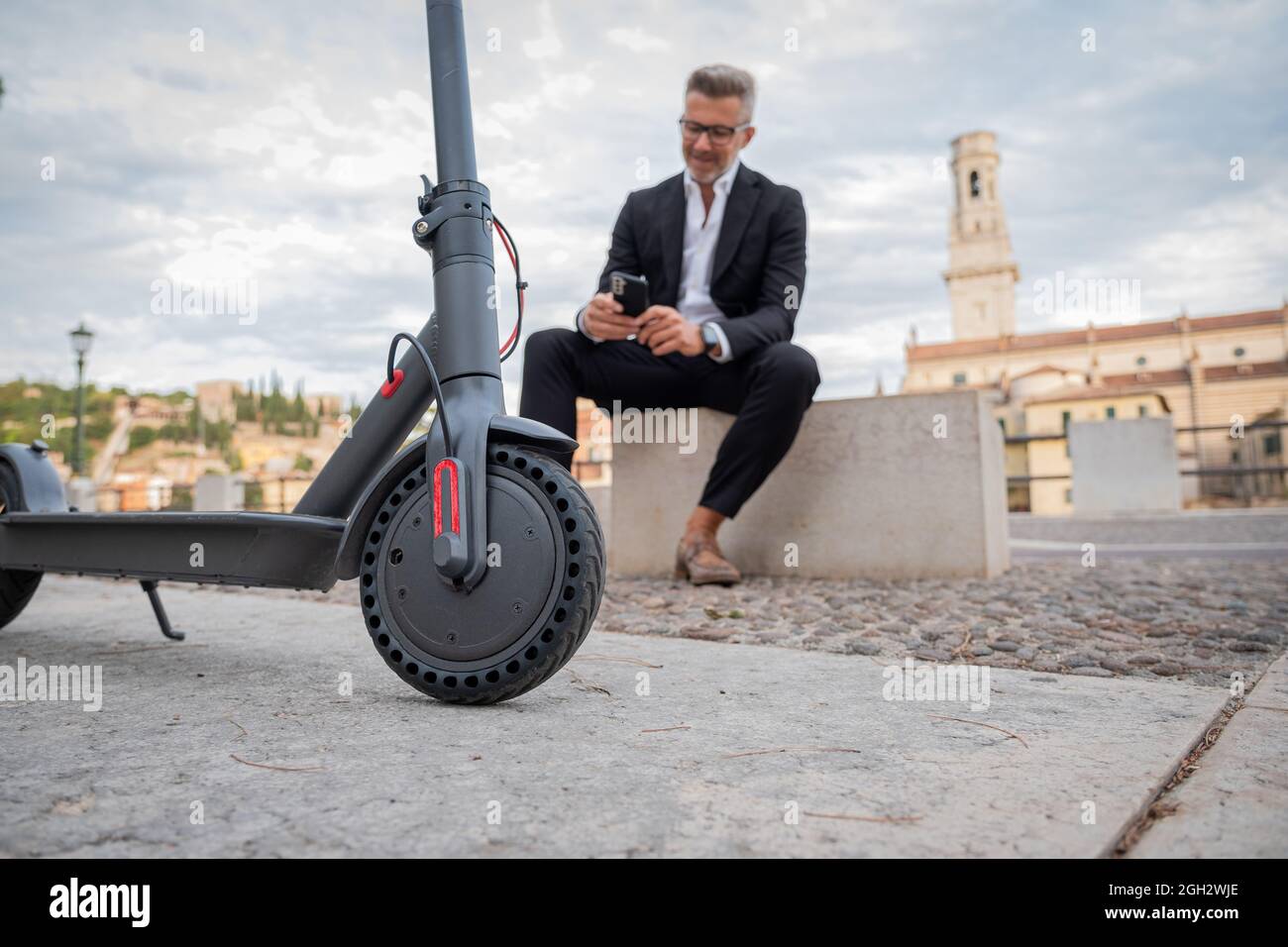 Smart electric scooter hi-res stock photography and images - Alamy