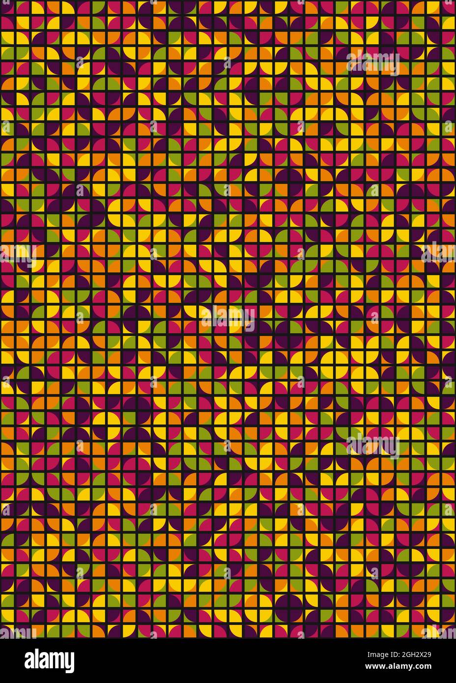 Abstract Geometrical Generative Computational Art Illustration Stock Vector Image And Art Alamy