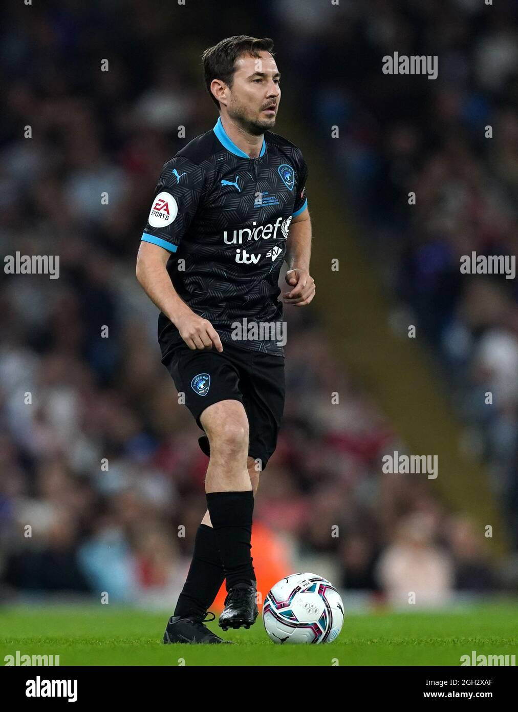 World XI's Martin Compston during the SoccerAid for UNICEF match at the ...