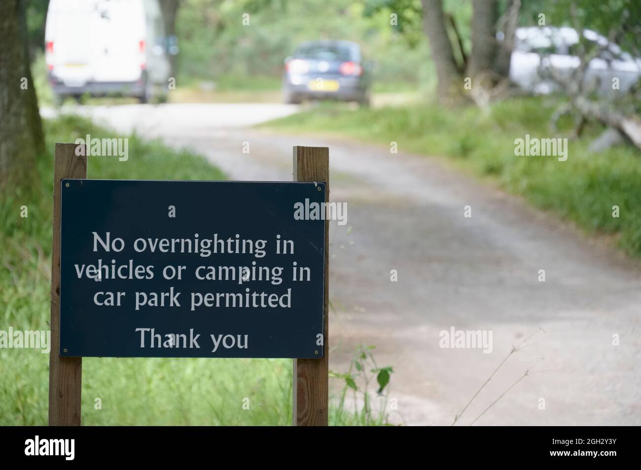 Forbidden camping hi-res stock photography and images - Alamy