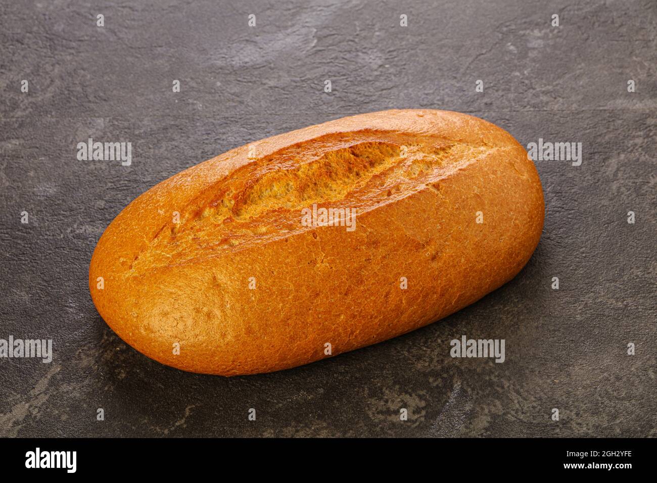 Homemade crust white Bread loaf isolated Stock Photo - Alamy