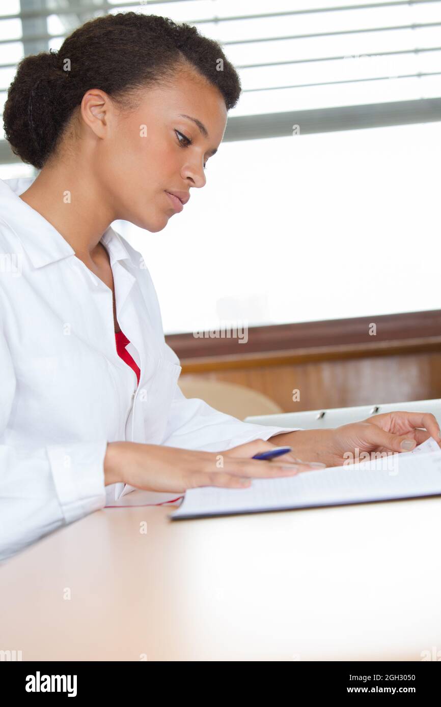 medical student doing some study Stock Photo - Alamy