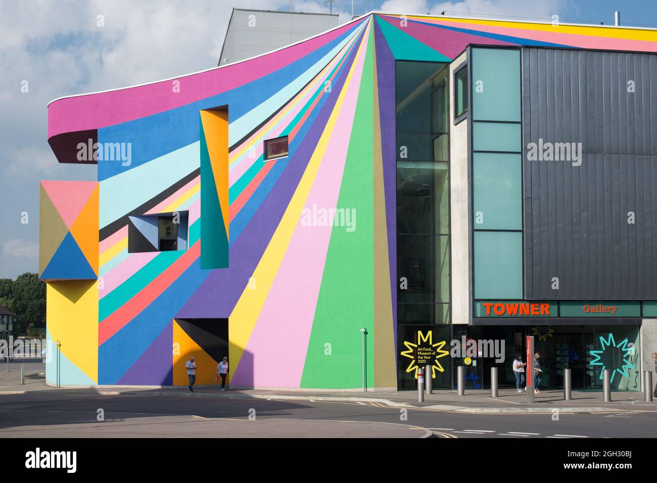 Towner Gallery Eastbourne by Rick Mather Architects & Lothar Gotz Stock ...