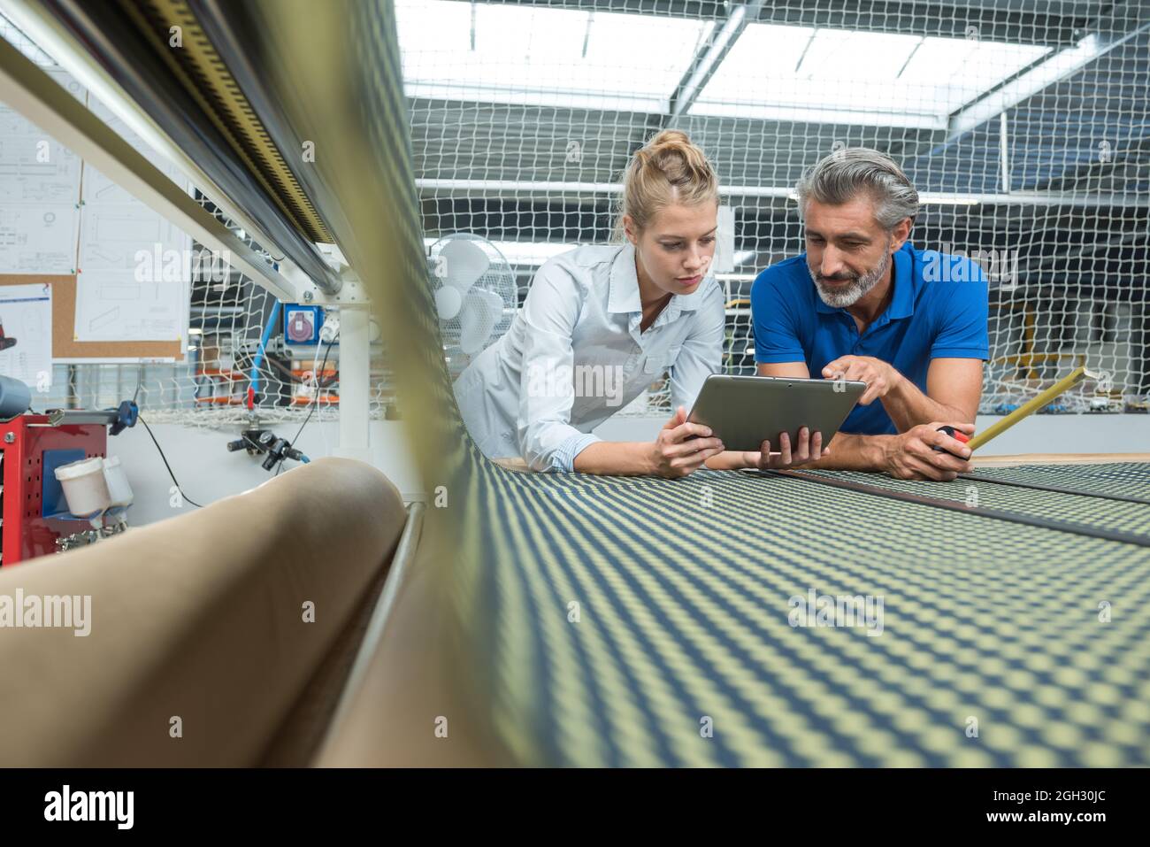 printing press - large format printer plotter Stock Photo - Alamy