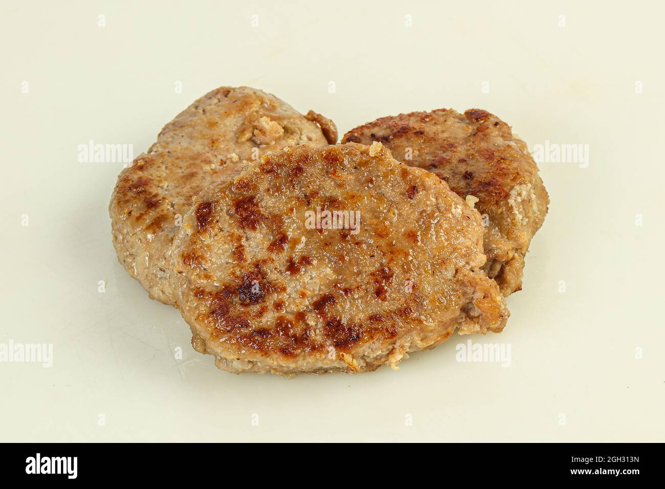 Homemade roasted cutlet with minced meat Stock Photo - Alamy