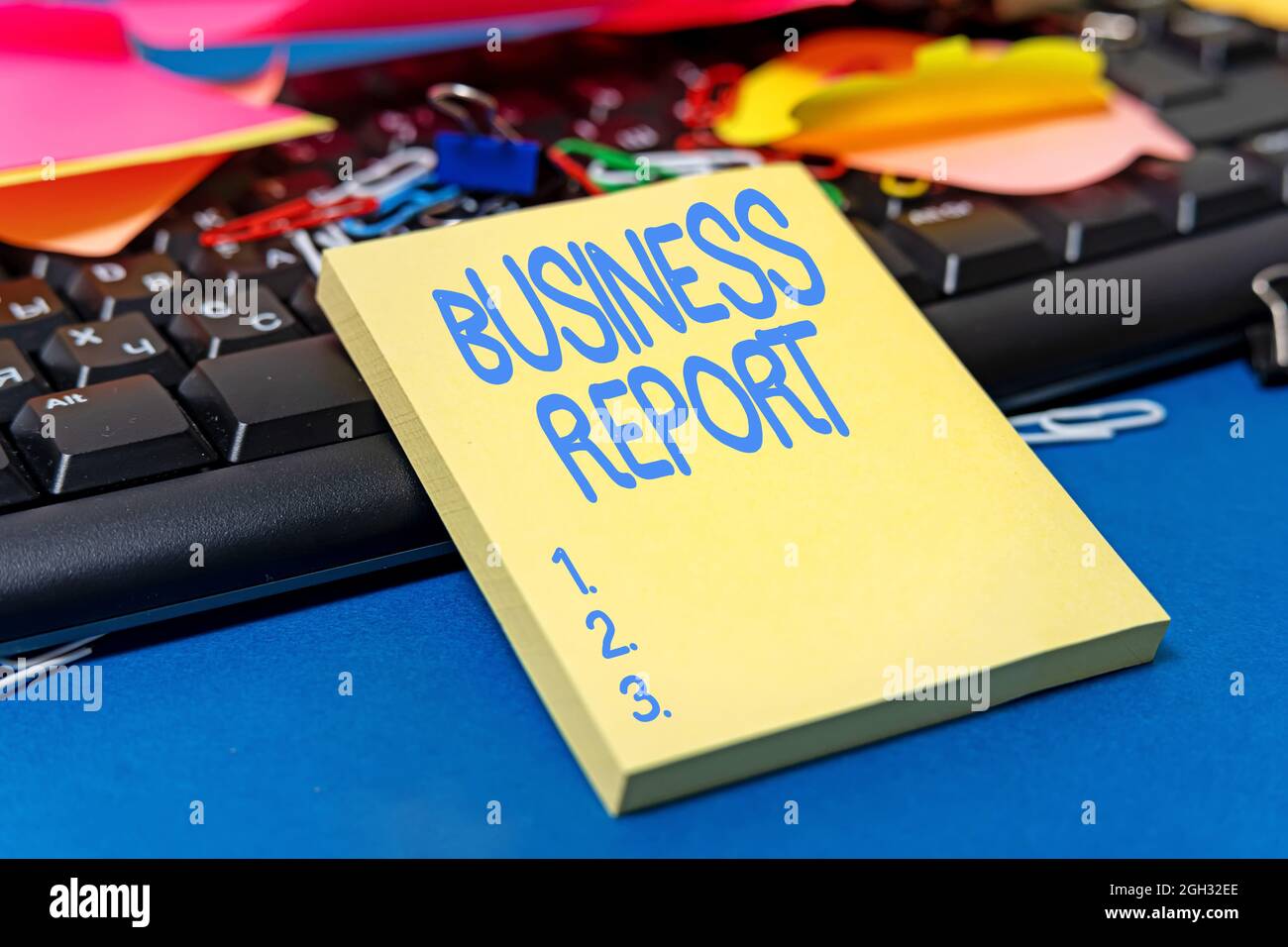 Conceptual display Business Report. Word Written on the formal written ...