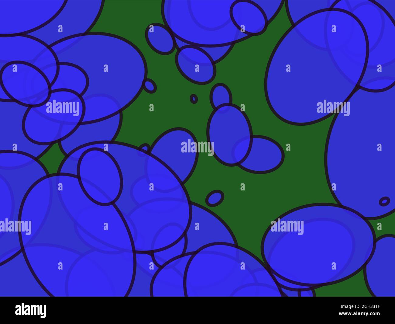 Random Circles Ovals Ellipses Colorful Multicolor Abstract Background Pattern Texture