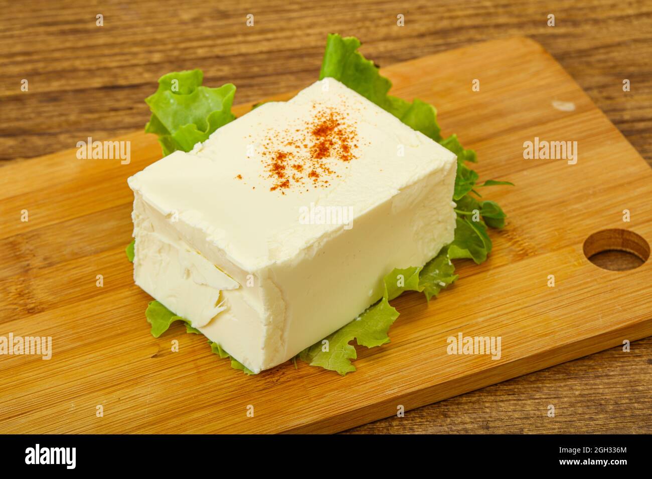 Greek traditional soft feta dairy cheese Stock Photo - Alamy