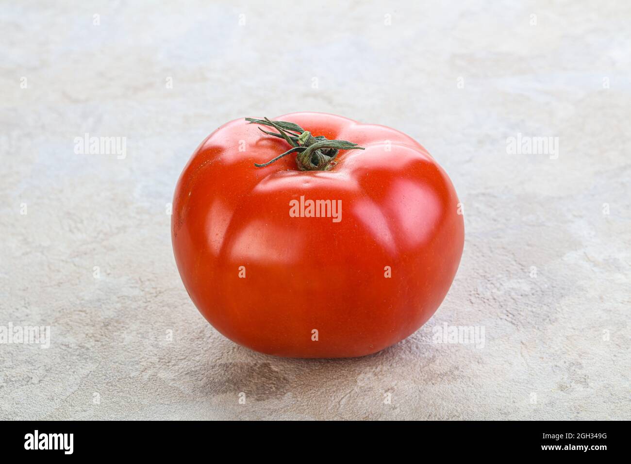 Red ripe big juicy tomato isolated Stock Photo - Alamy