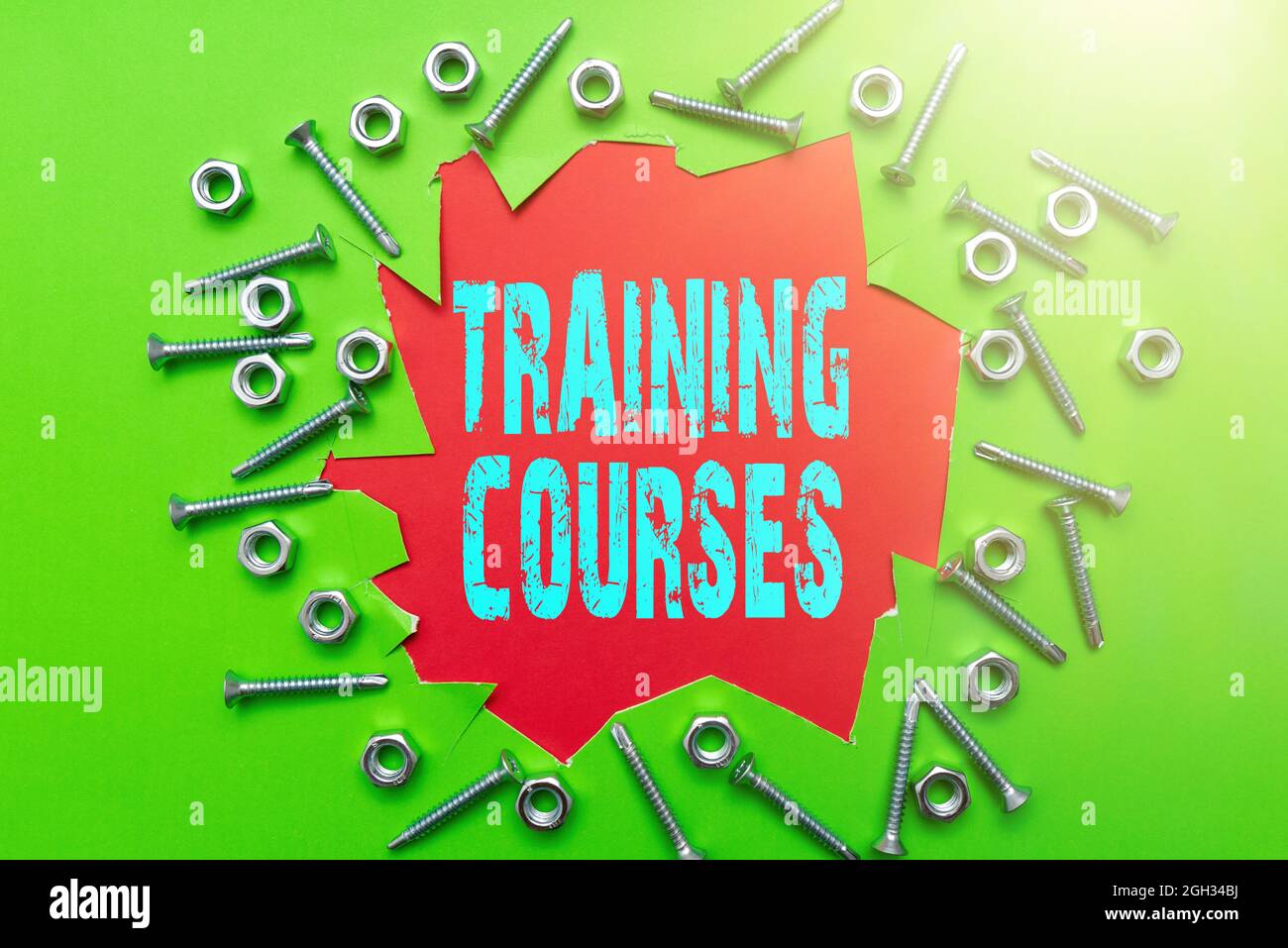 Inspiration showing sign Training Courses. Business showcase lessons to ...