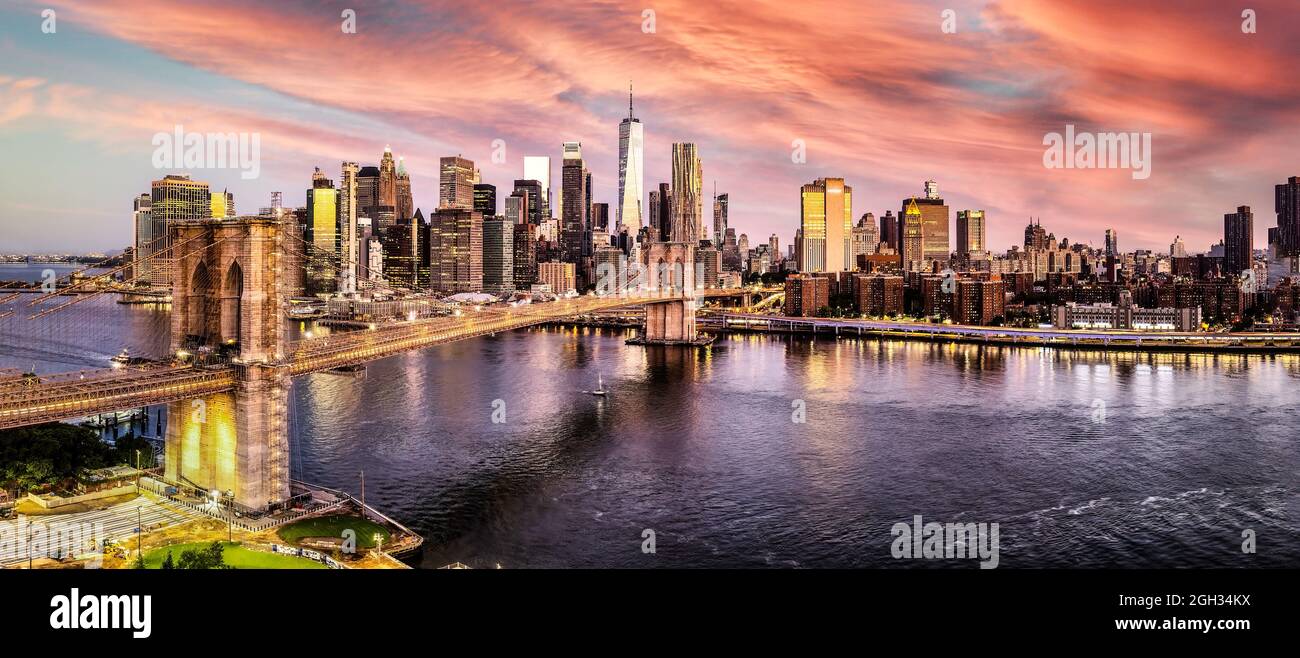 Brooklyn bridge Manhattan New York Stock Photo - Alamy
