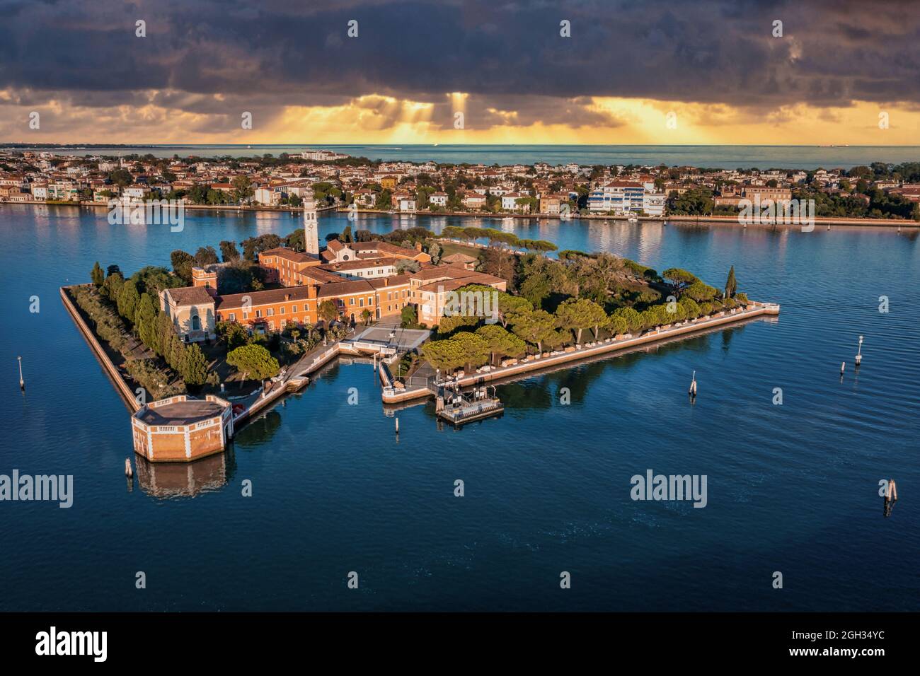 Flying over lighthouse drone in hi-res stock photography and images - Alamy