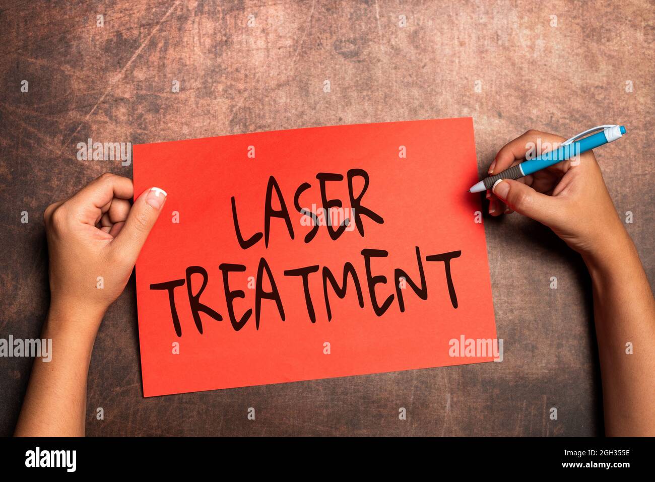 Writing displaying text Laser Treatment. Business approach any of ...