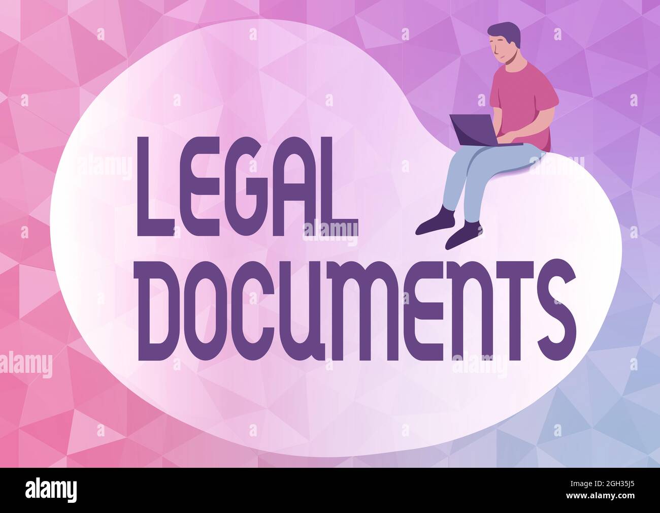 Writing displaying text Legal Documents. Word for a document concerning ...