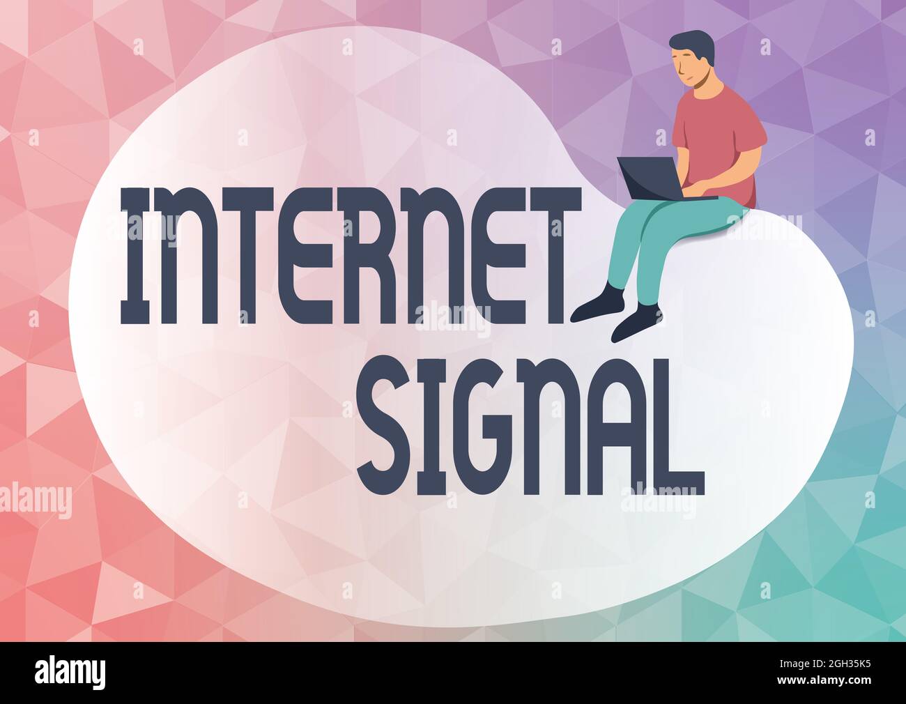 Text showing inspiration Internet Signal. Concept meaning signal ...