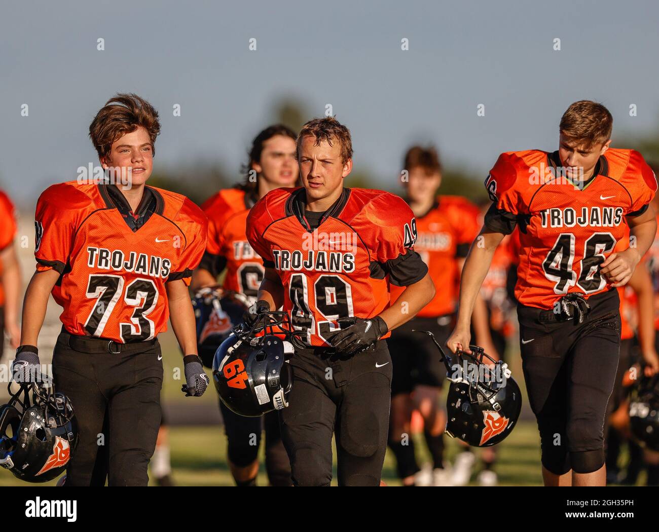 Football action with Post Falls vs Timberlake High School in Spirit ...