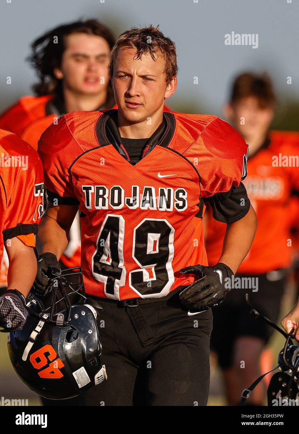 Football action with Post Falls vs Timberlake High School in Spirit ...