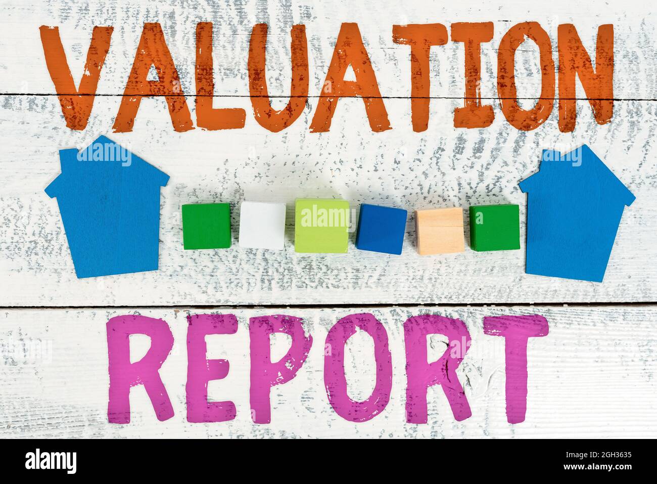 Text caption presenting Valuation Report. Word for process of ... Text caption presenting Valuation Report. Word for process of ...