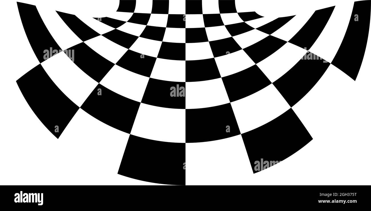 Distorted abstract geometric shape elements. Deformation, distortion ...