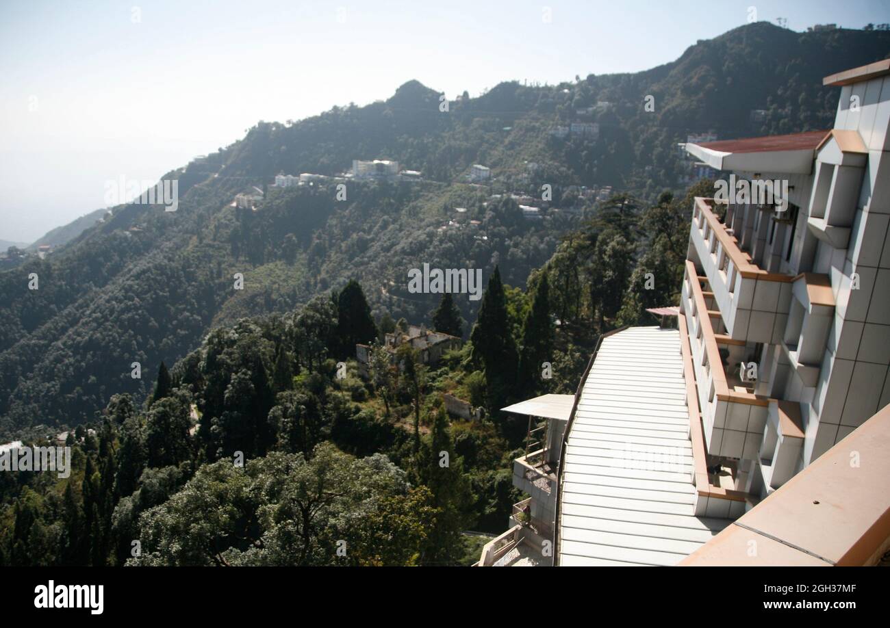 A general view of India's one of the famous Hill Station 'Mussoorie ...