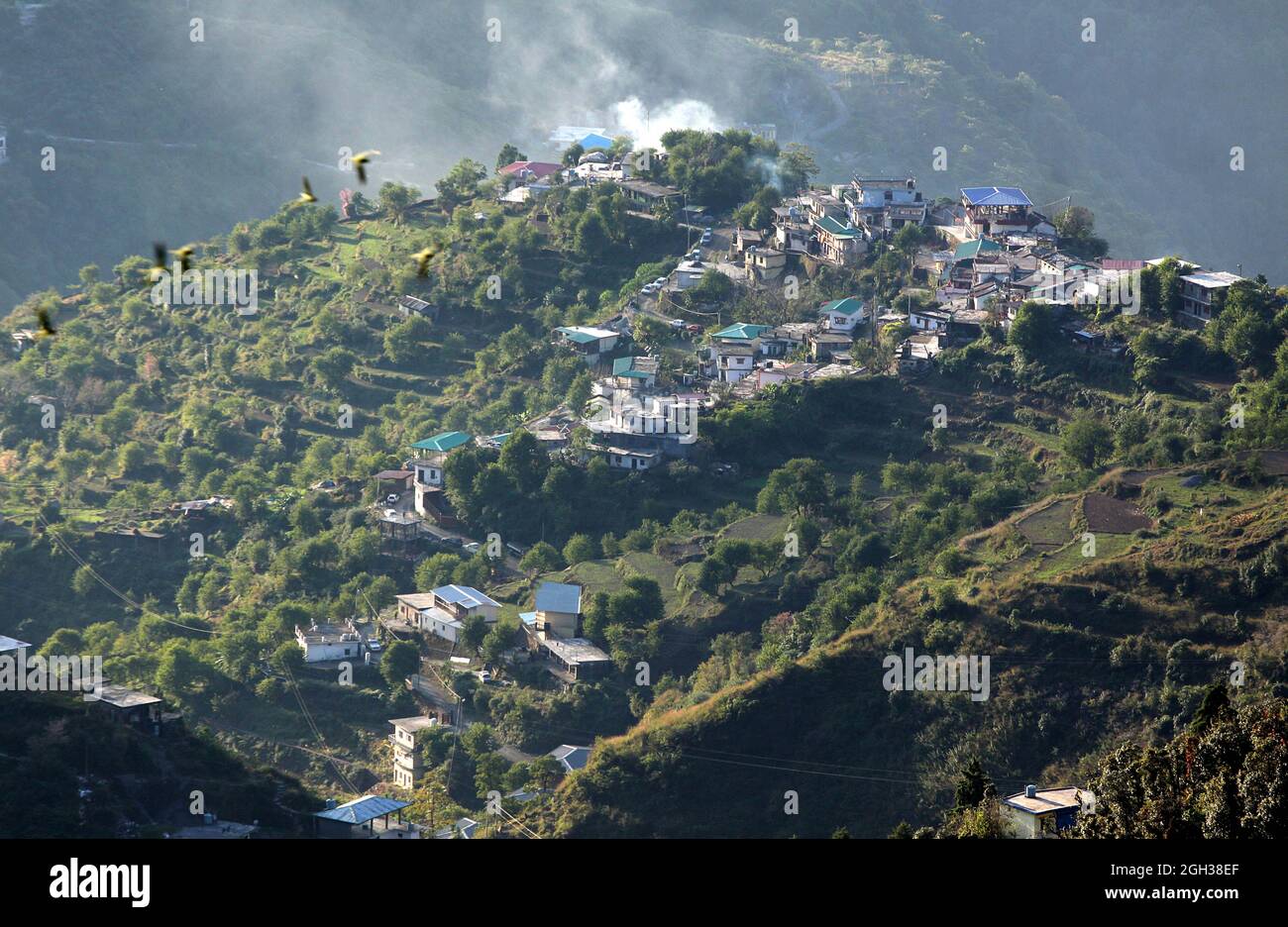 A general view of India's one of the famous Hill Station 'Mussoorie ...