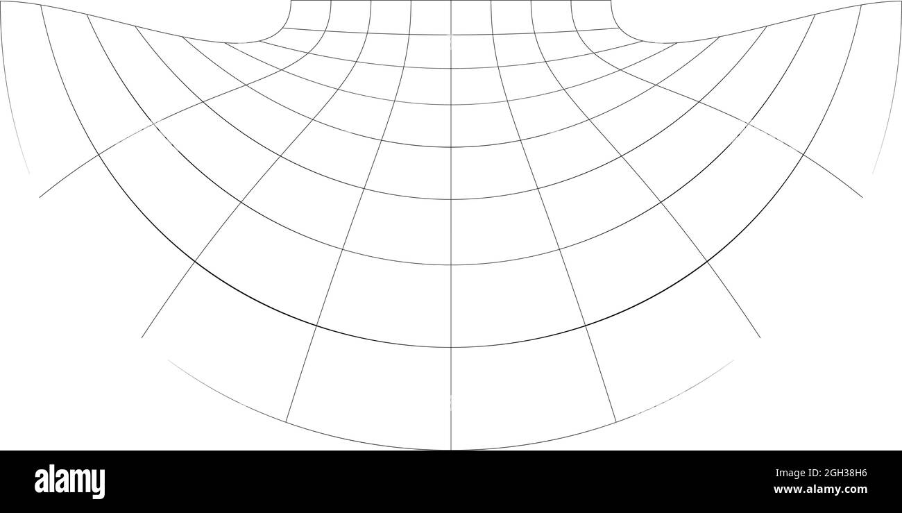 Distorted abstract geometric shape elements. Deformation, distortion ...