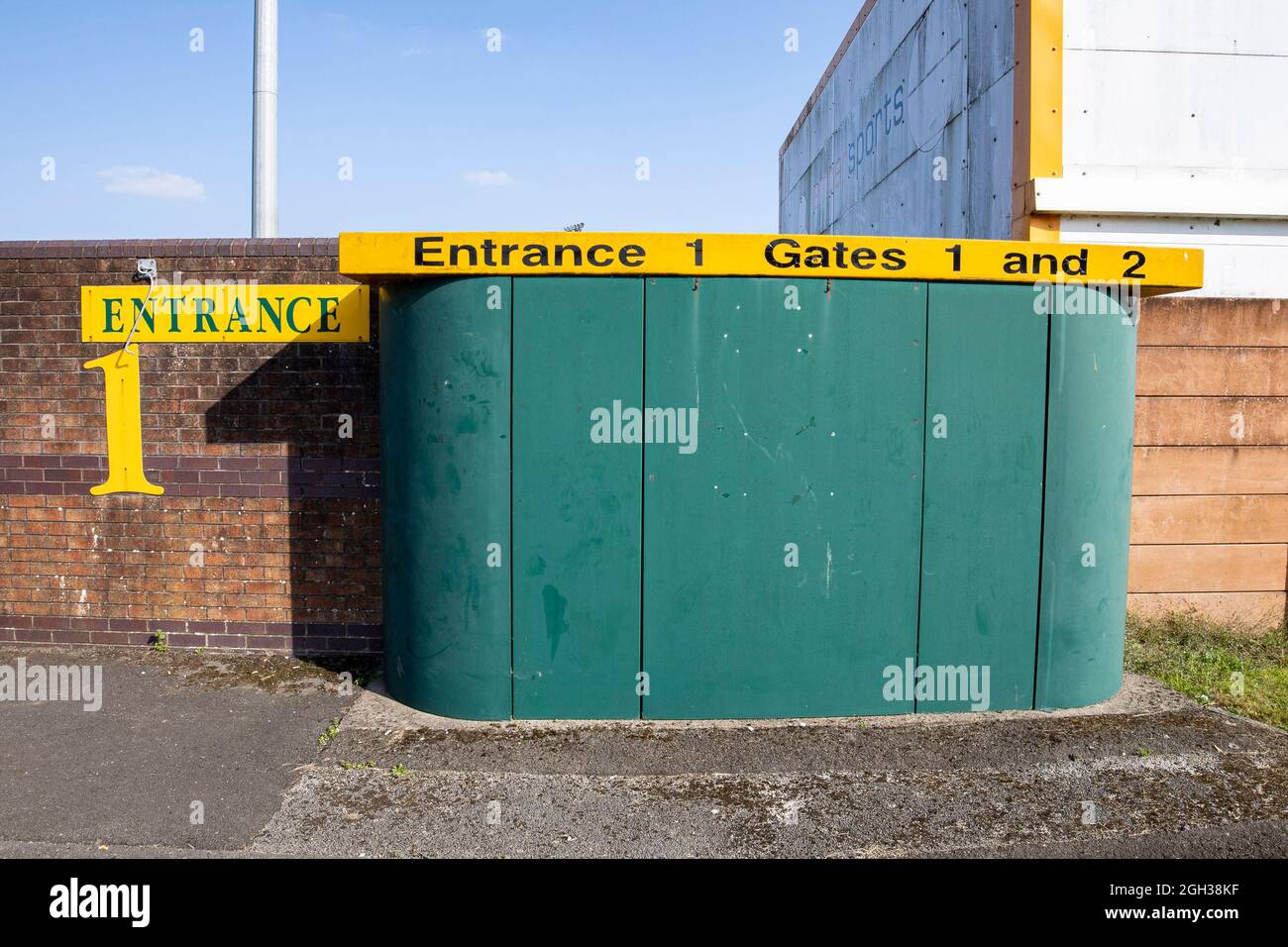 Spytty park stadium hi-res stock photography and images - Alamy