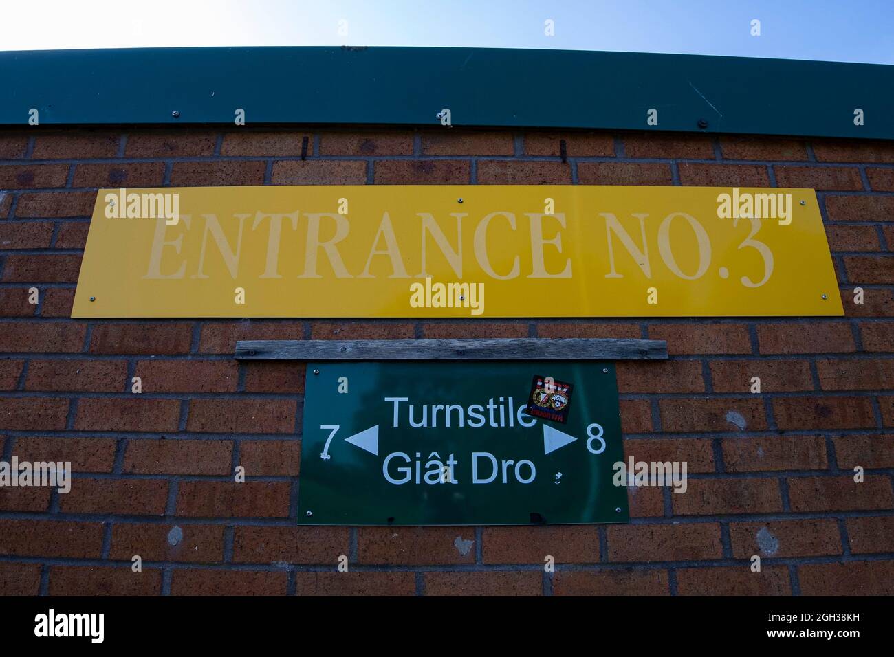 Spytty park stadium hi-res stock photography and images - Alamy