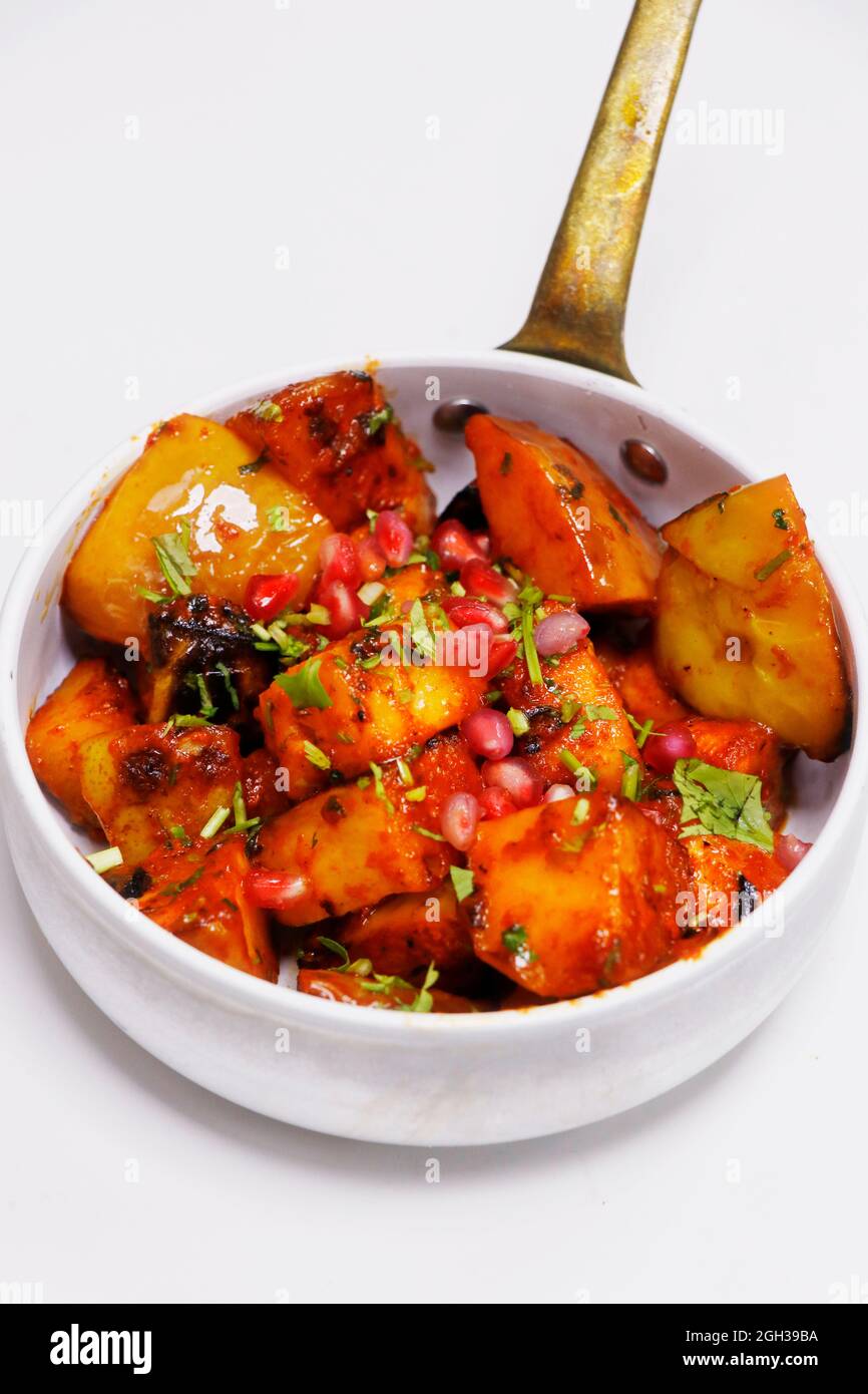 fruit chat, indian clay oven roasted spice and yoghurt marinated fruits ...