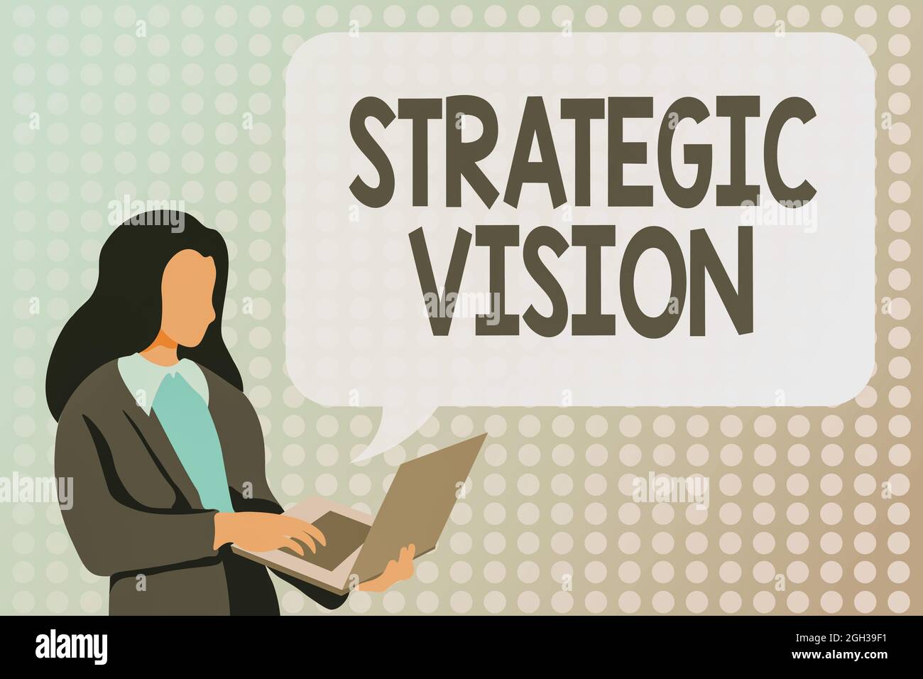Inspiration showing sign Strategic Vision. Internet Concept clarifies ...