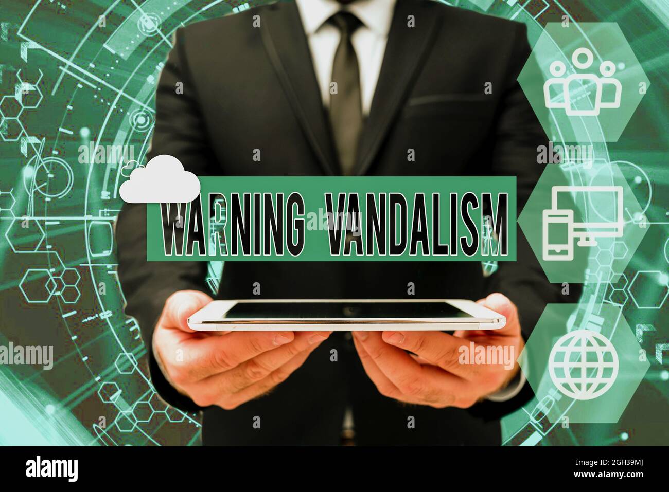 Hand writing sign Warning Vandalism, Conceptual photo malicious ... Hand writing sign Warning Vandalism, Conceptual photo malicious ...