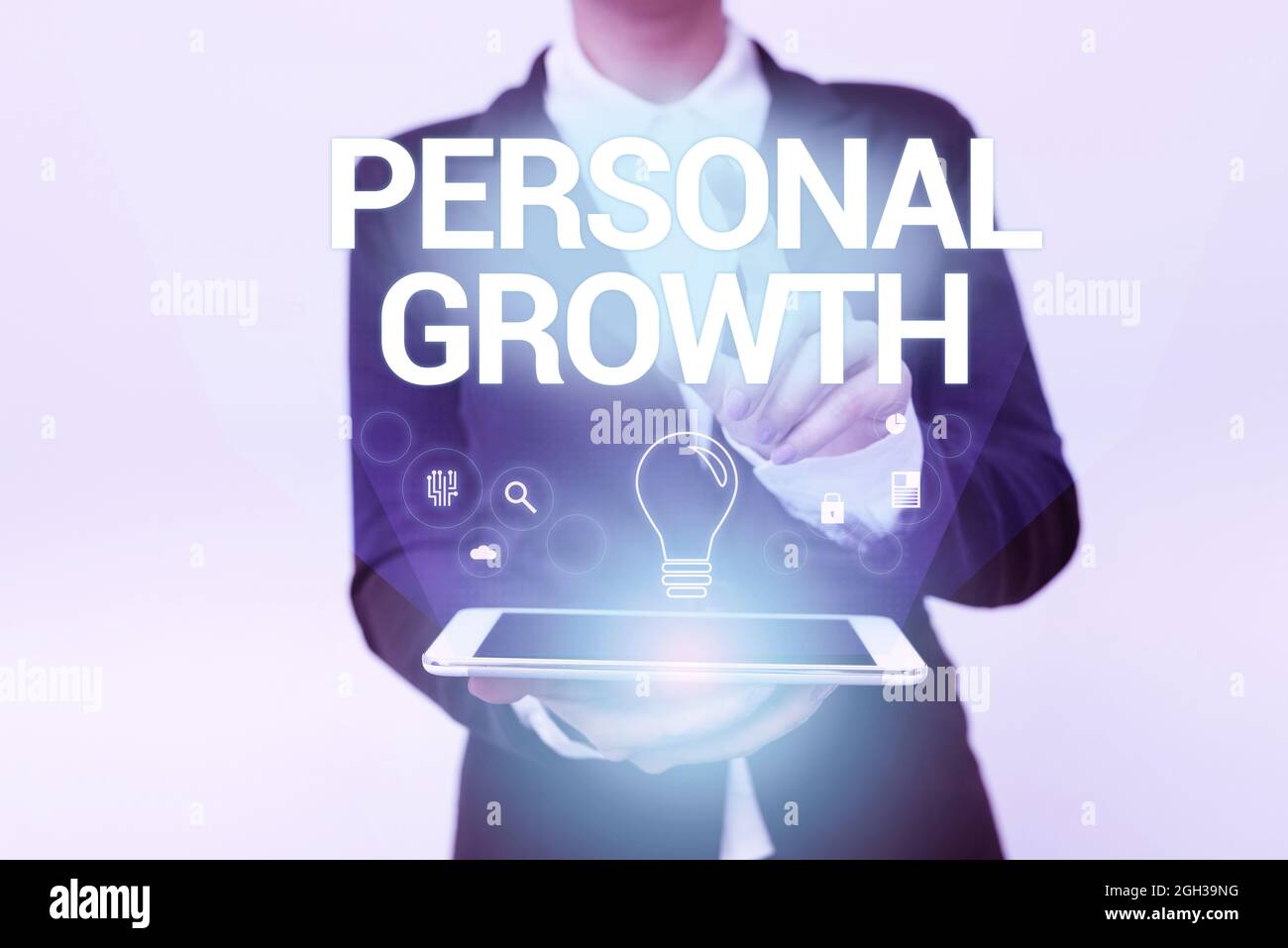 Inspiration showing sign Personal Growth. Internet Concept ongoing ...