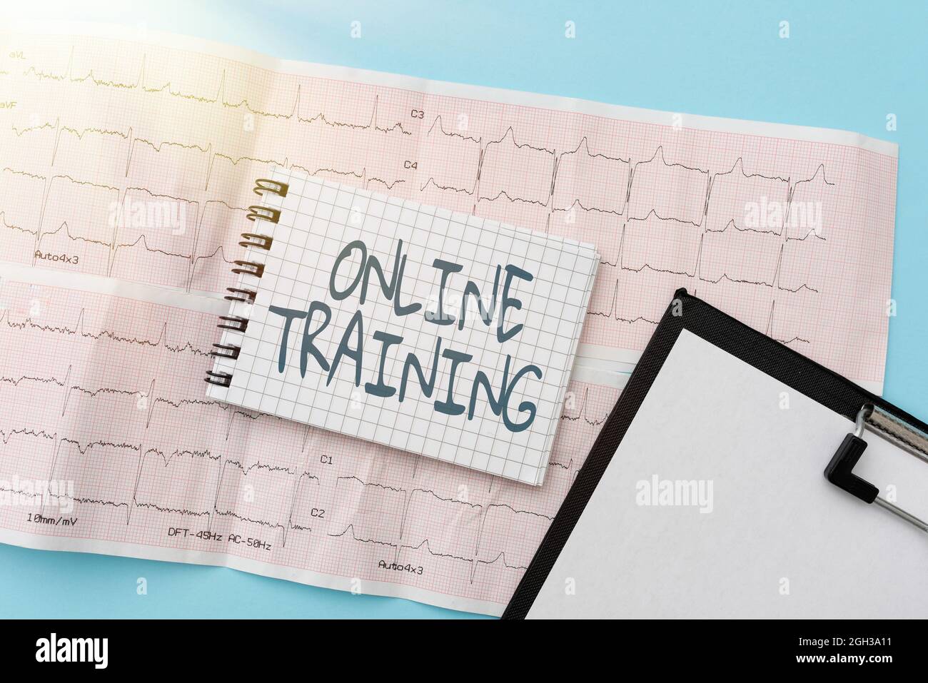 Conceptual display Online Training. Business concept Computer based ...