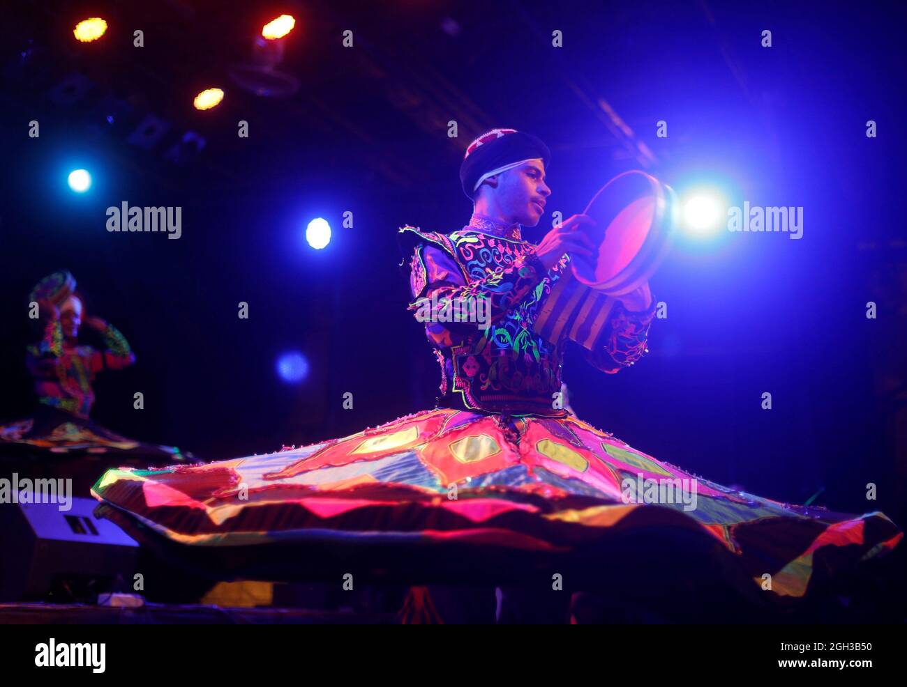 Cairo the tanoura dancers hi-res stock photography and images - Alamy
