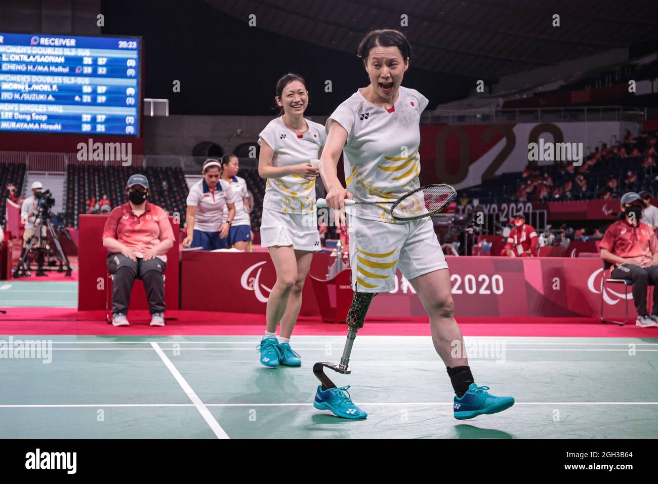Noriko Ito (JPN), Ayako Suzuki (JPN), Women's 04, 2021 - Badminton ...