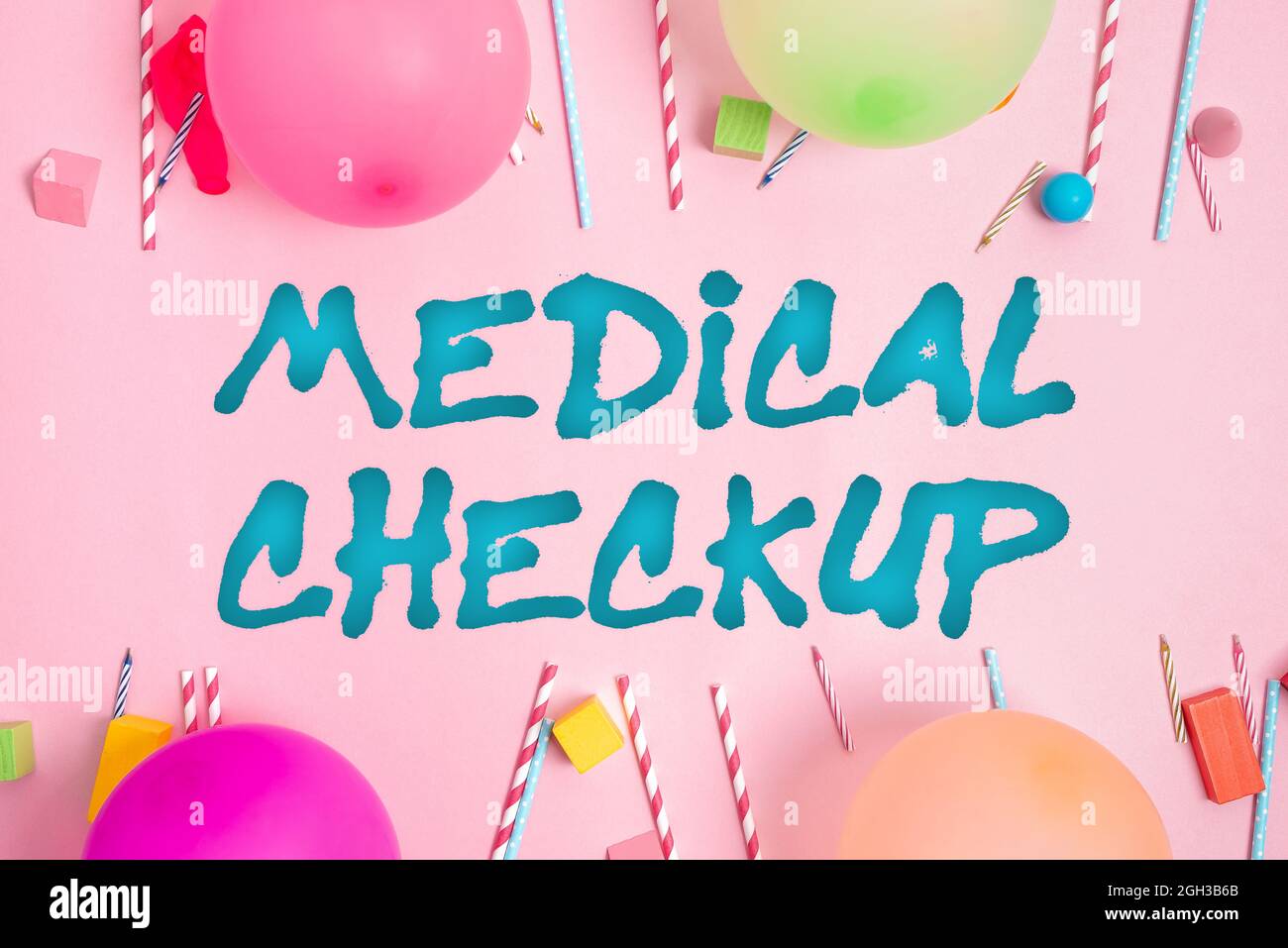 Conceptual caption Medical Checkup. Word for medical examination to ...