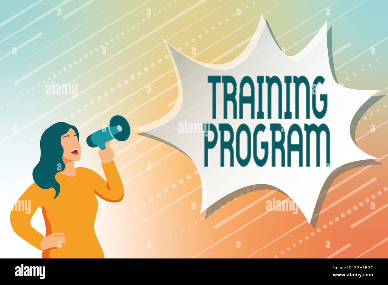 Inspiration showing sign Training Program. Business overview learn specific knowledge or skills ...