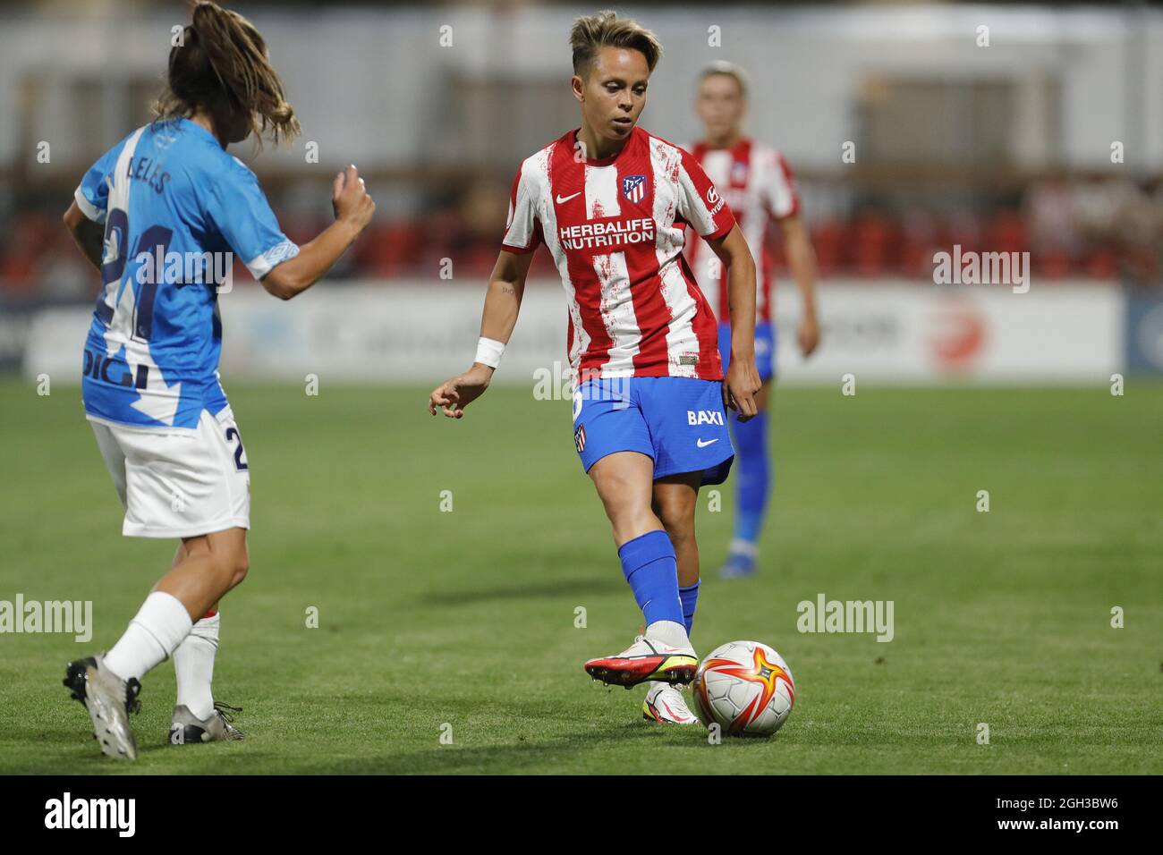 Amanda Sampedro (6, Atletico de Madrid) during the Liga Iberdrola match ...