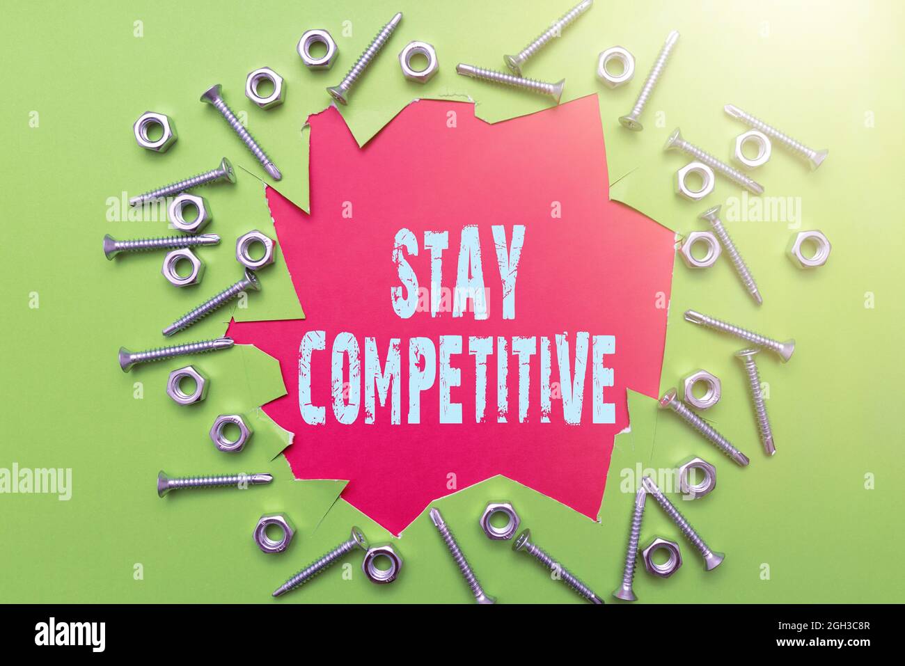 Conceptual display Stay Competitive. Business showcase good as or ...