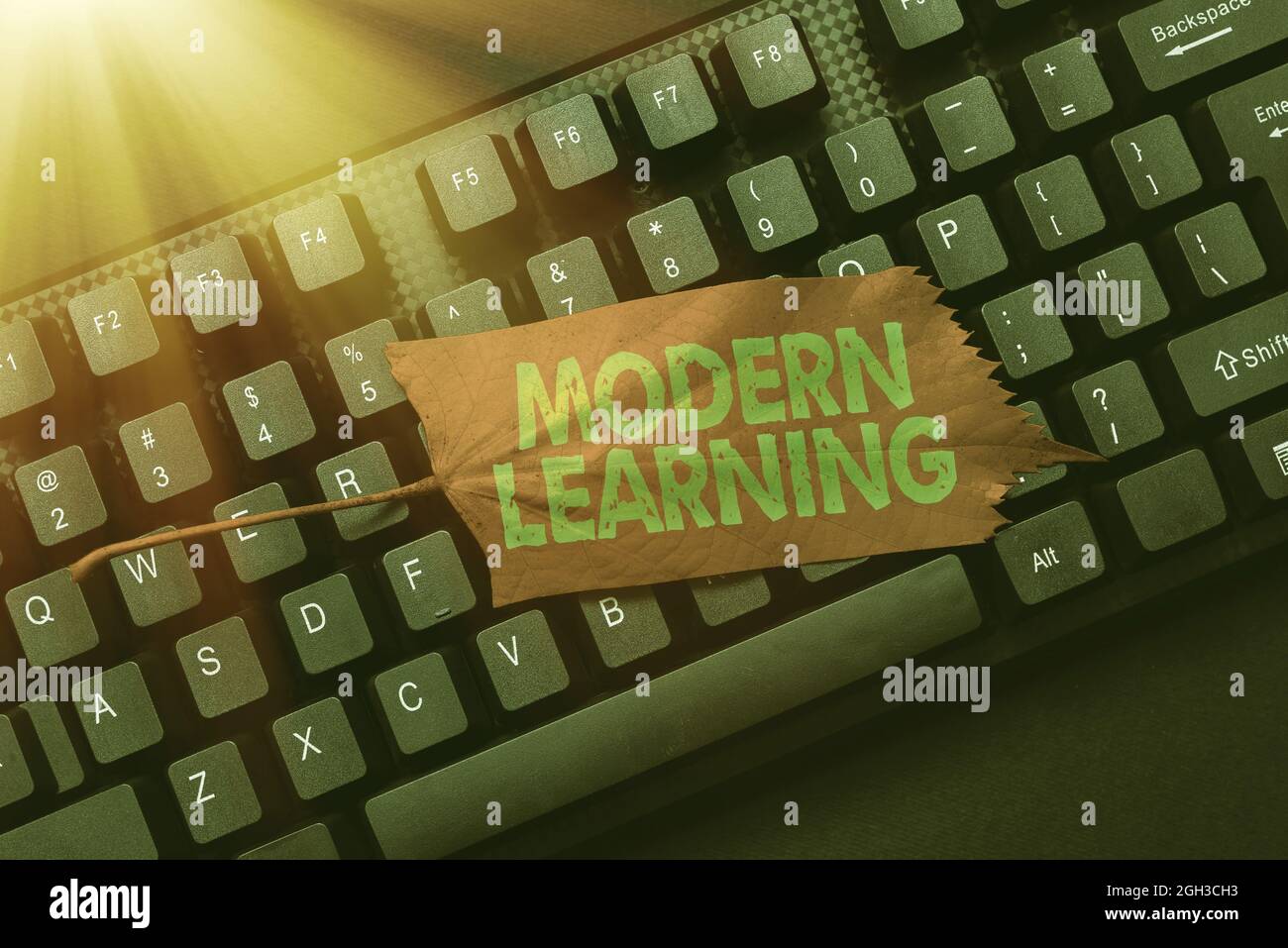 Conceptual caption Modern Learning, Business idea flexible and agile ...