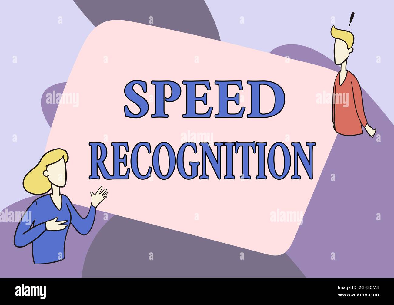 Writing displaying text Speed Recognition. Business showcase technology ...