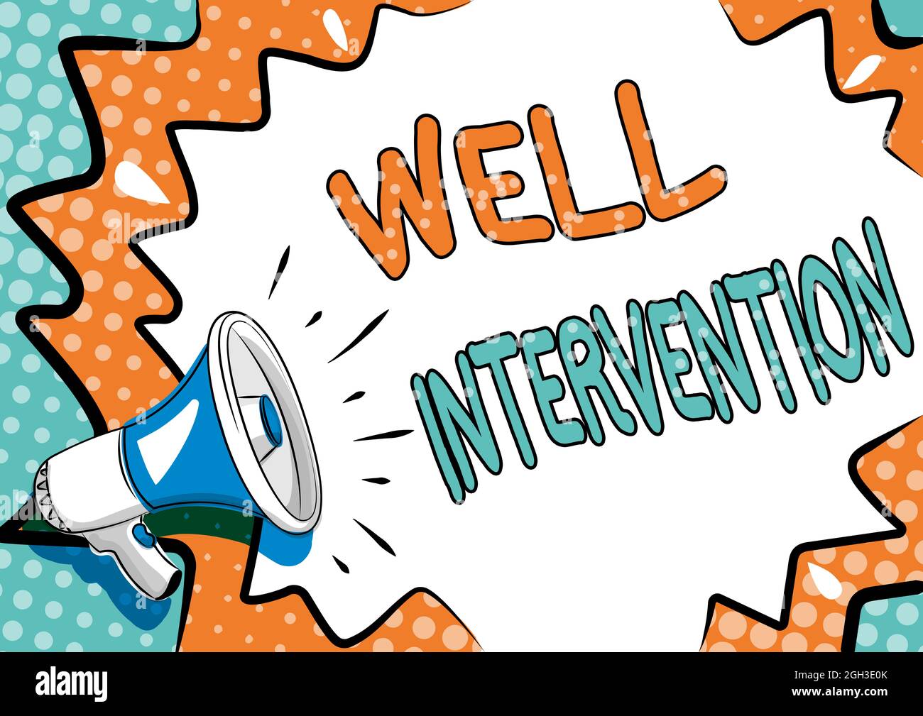 Inspiration showing sign Well Intervention. Conceptual photo work ...