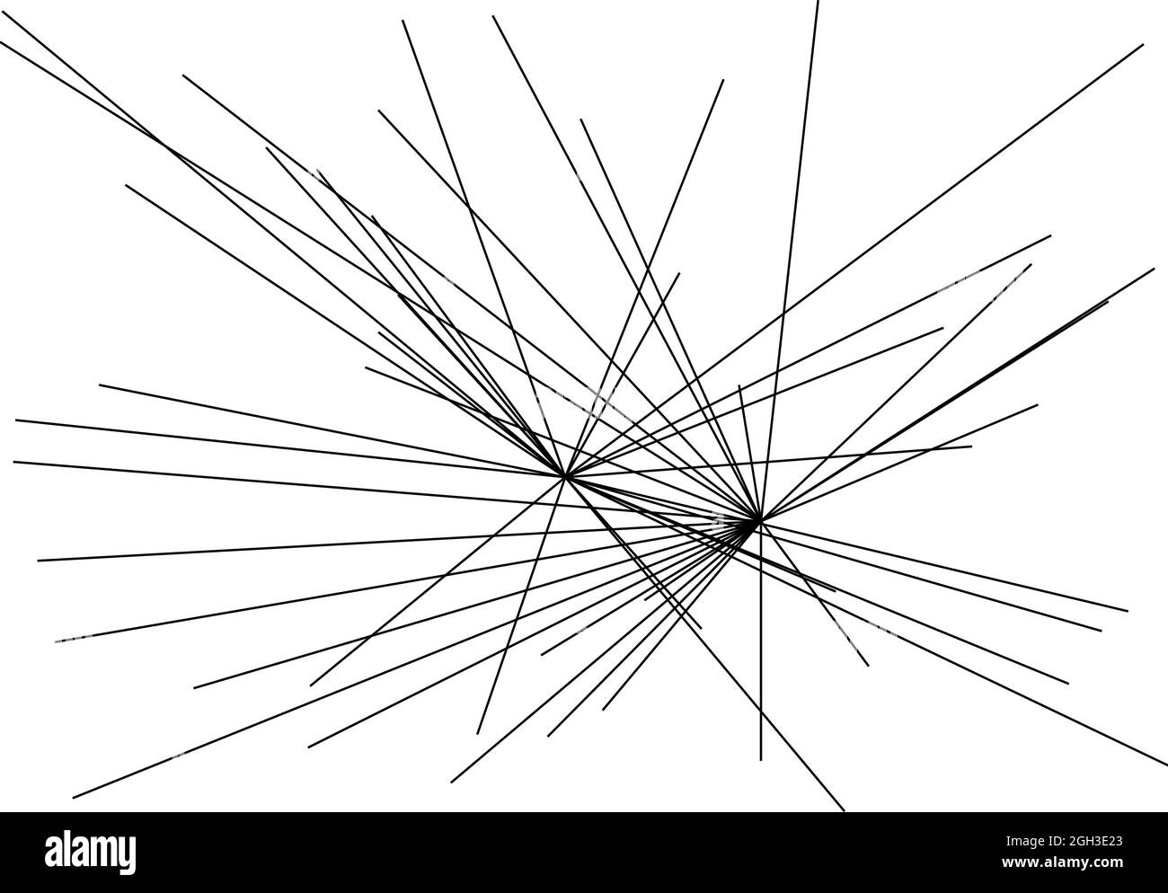 Random structure of angular, geometric lines element. Irregular ...