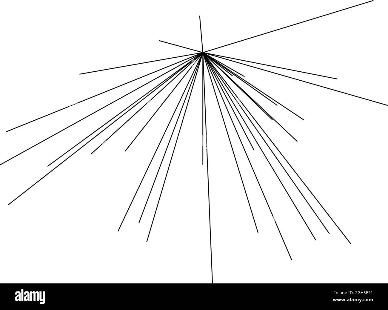 Random structure of angular, geometric lines element. Irregular ...
