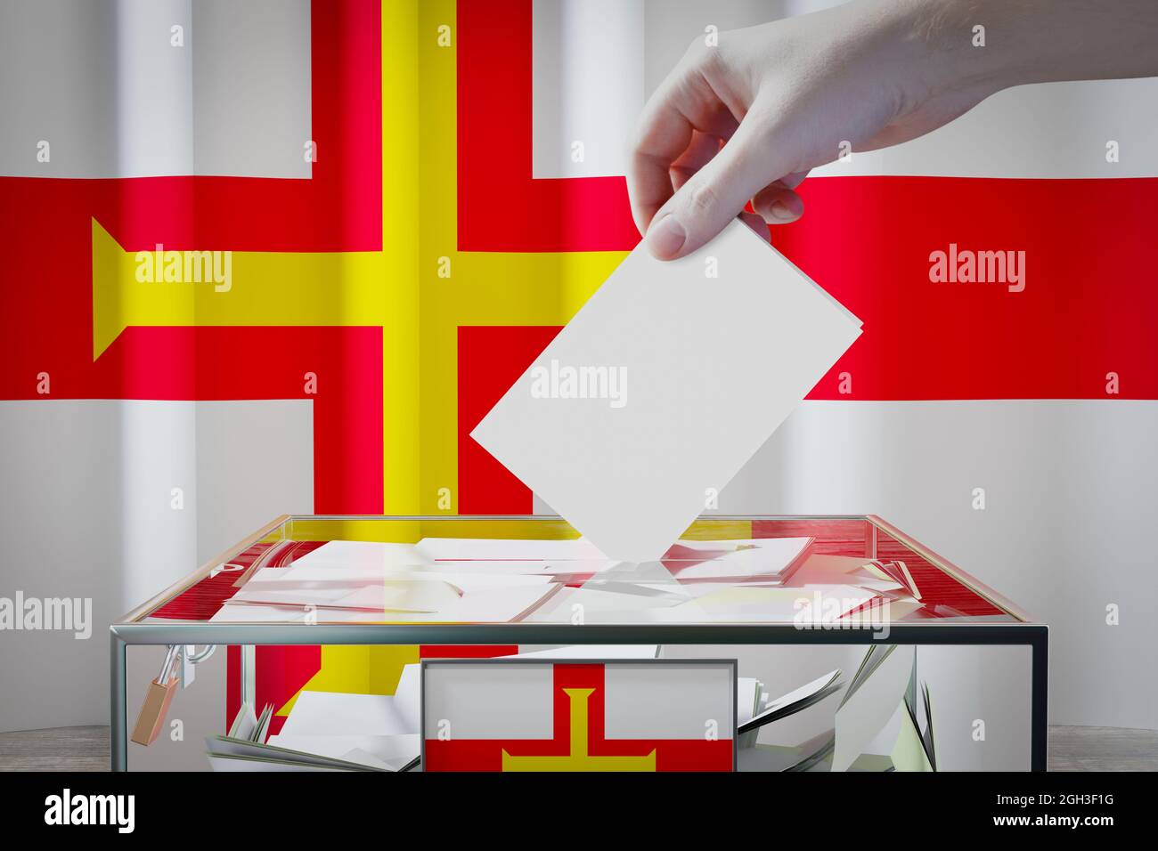 Guernsey box hi-res stock photography and images - Alamy