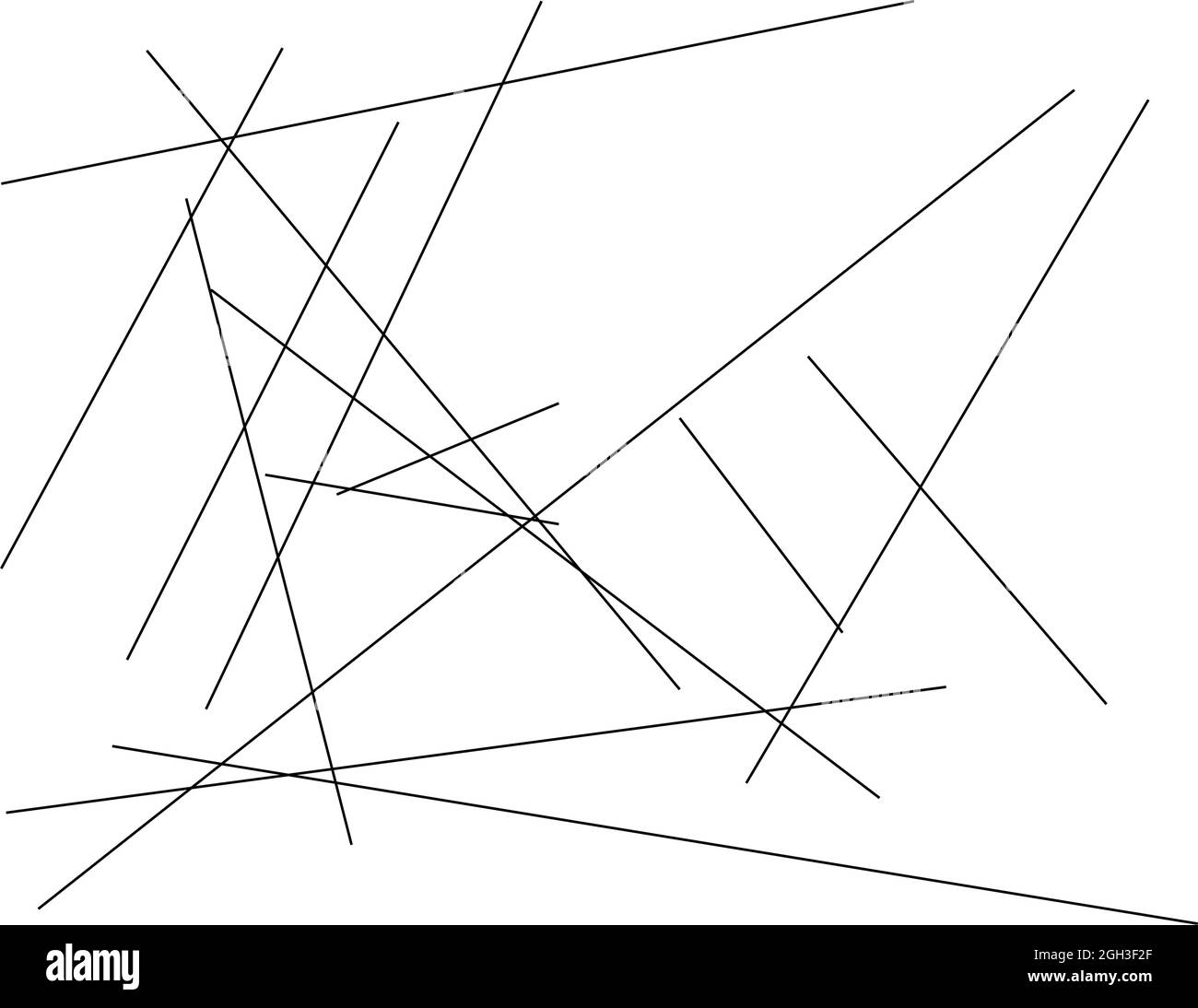 Random structure of angular, geometric lines element. Irregular abstract lines element vector ...