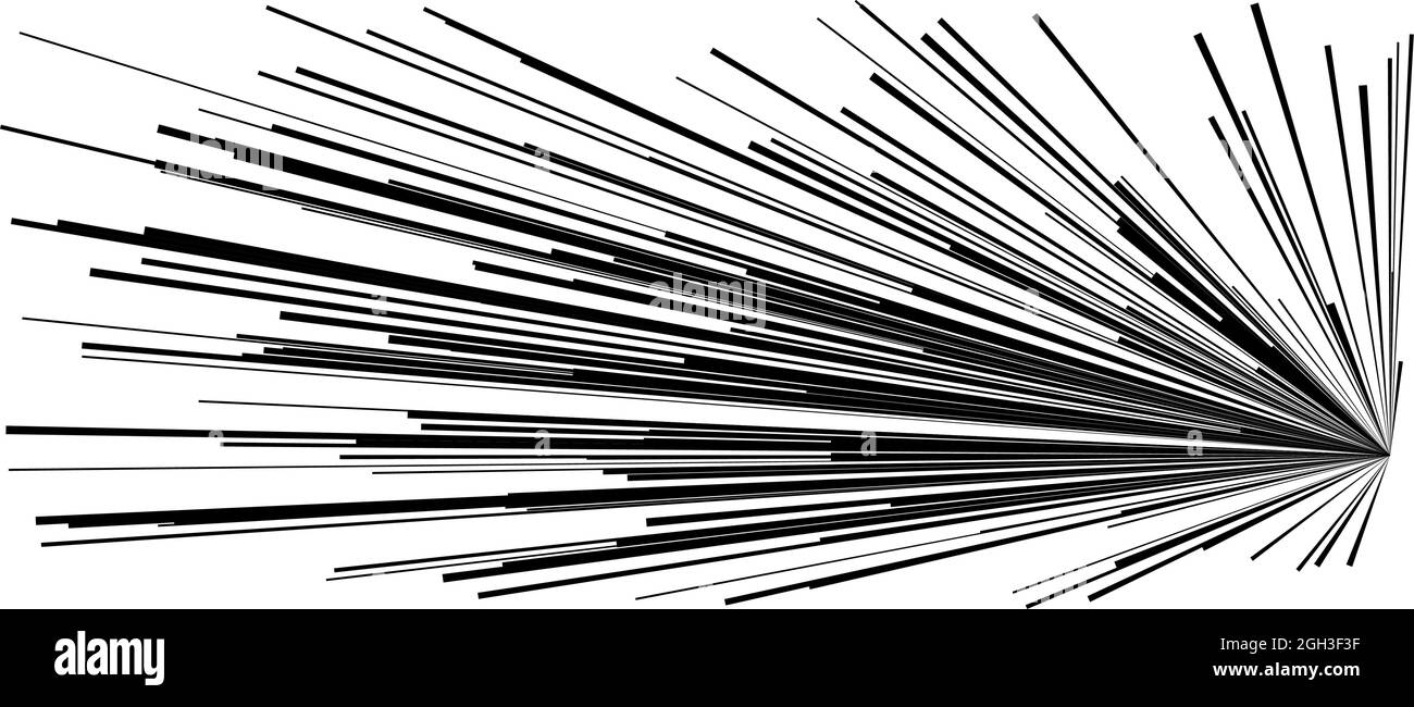 Dynamic, eccentric dynamic comic burst, action trail lines. Explosion ...