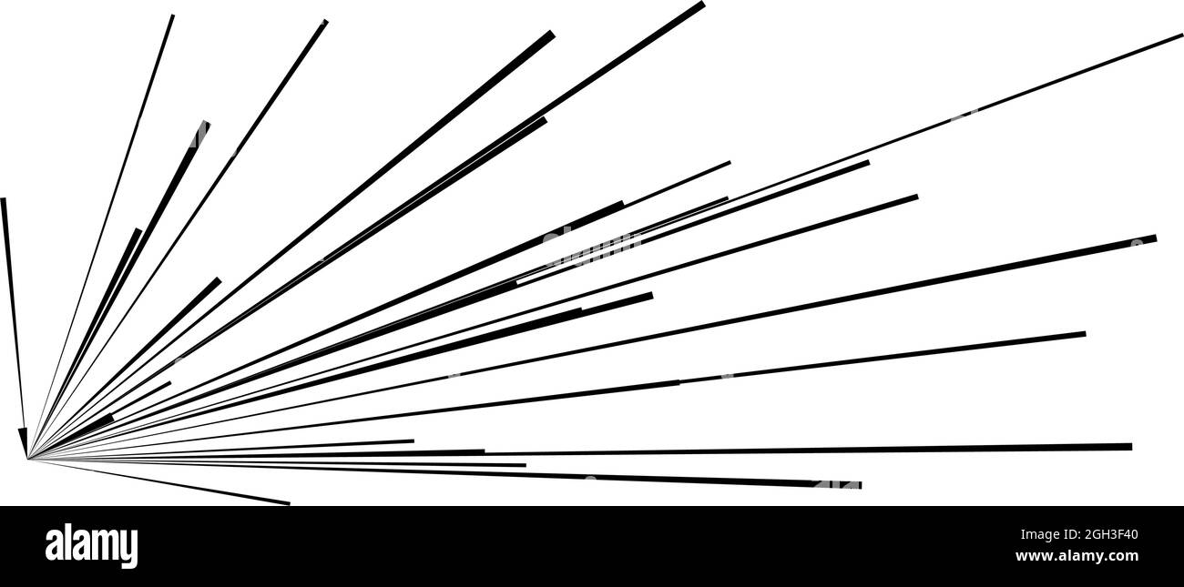 Dynamic, eccentric dynamic comic burst, action trail lines. Explosion ...